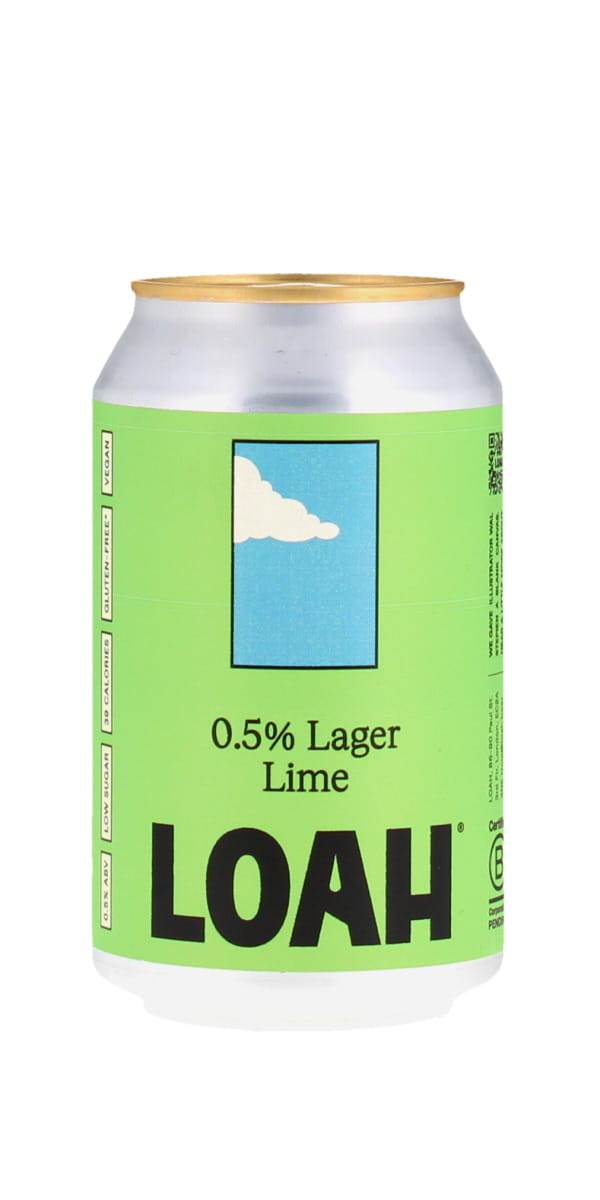 Loah Lime Lager, 330ml Can 0.5% - Salusbury Winestore & Bar